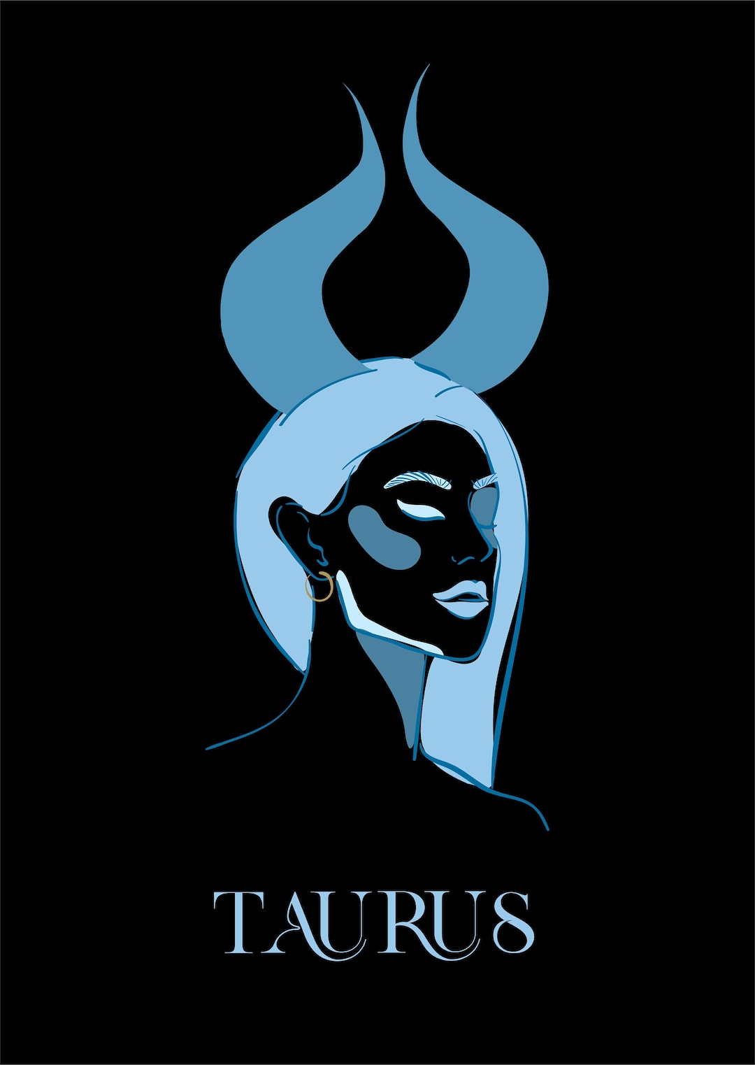 Taurus Woman Zodiac Sign Digital Poster Bundle Etsy