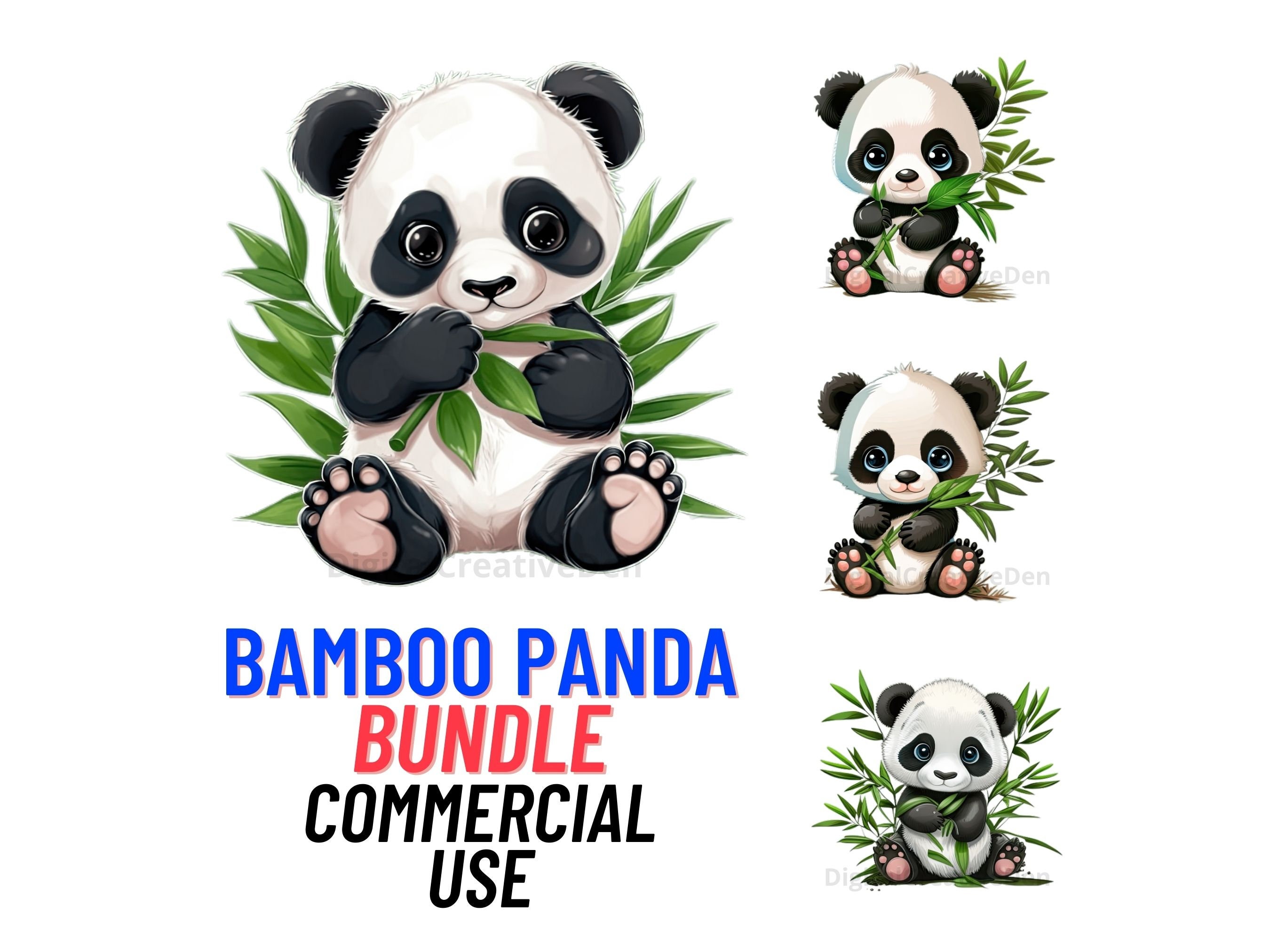 Chibi Panda Bamboo