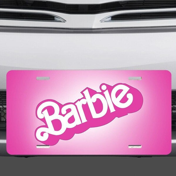Barbie License Plate - Etsy