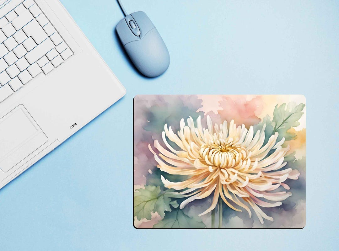 Mouse Pad, Watercolor Mouse Pad, Desk Decor, Gamer Girl, Kawaii Gamer ...