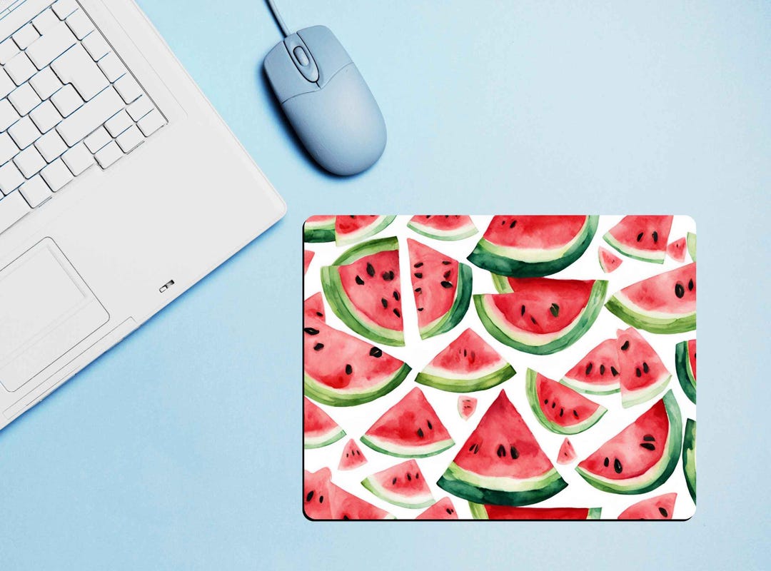 Mouse Pad, Watercolor Mouse Pad, Desk Decor, Gamer Girl, Kawaii Gamer ...