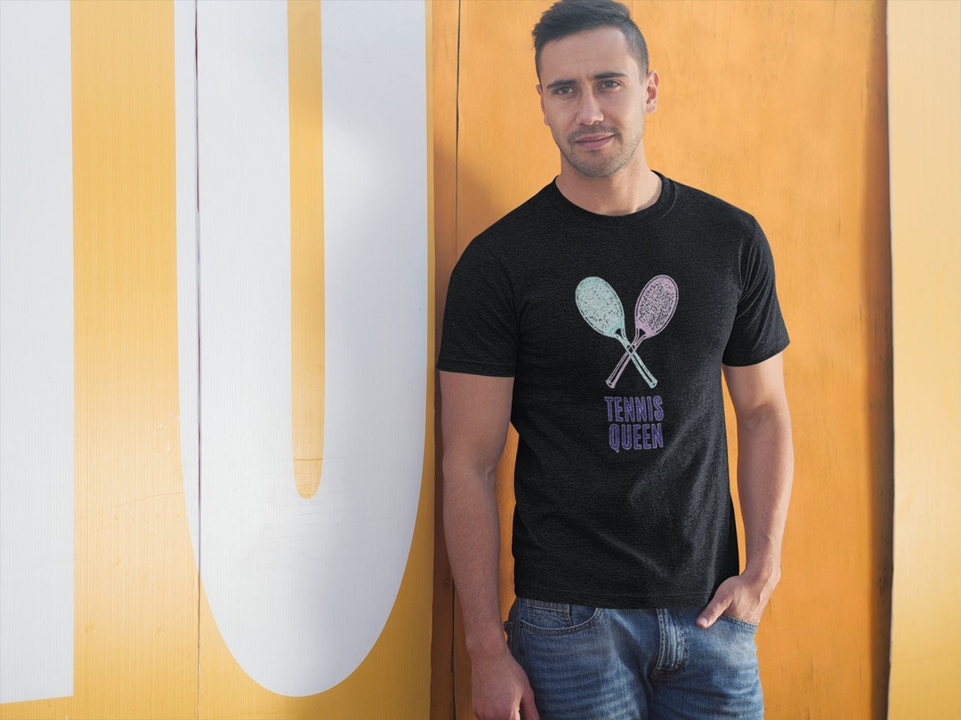 Tennis Queen Racquet and Racket Sport Athlete Unisex Softstyle T-shirt ...