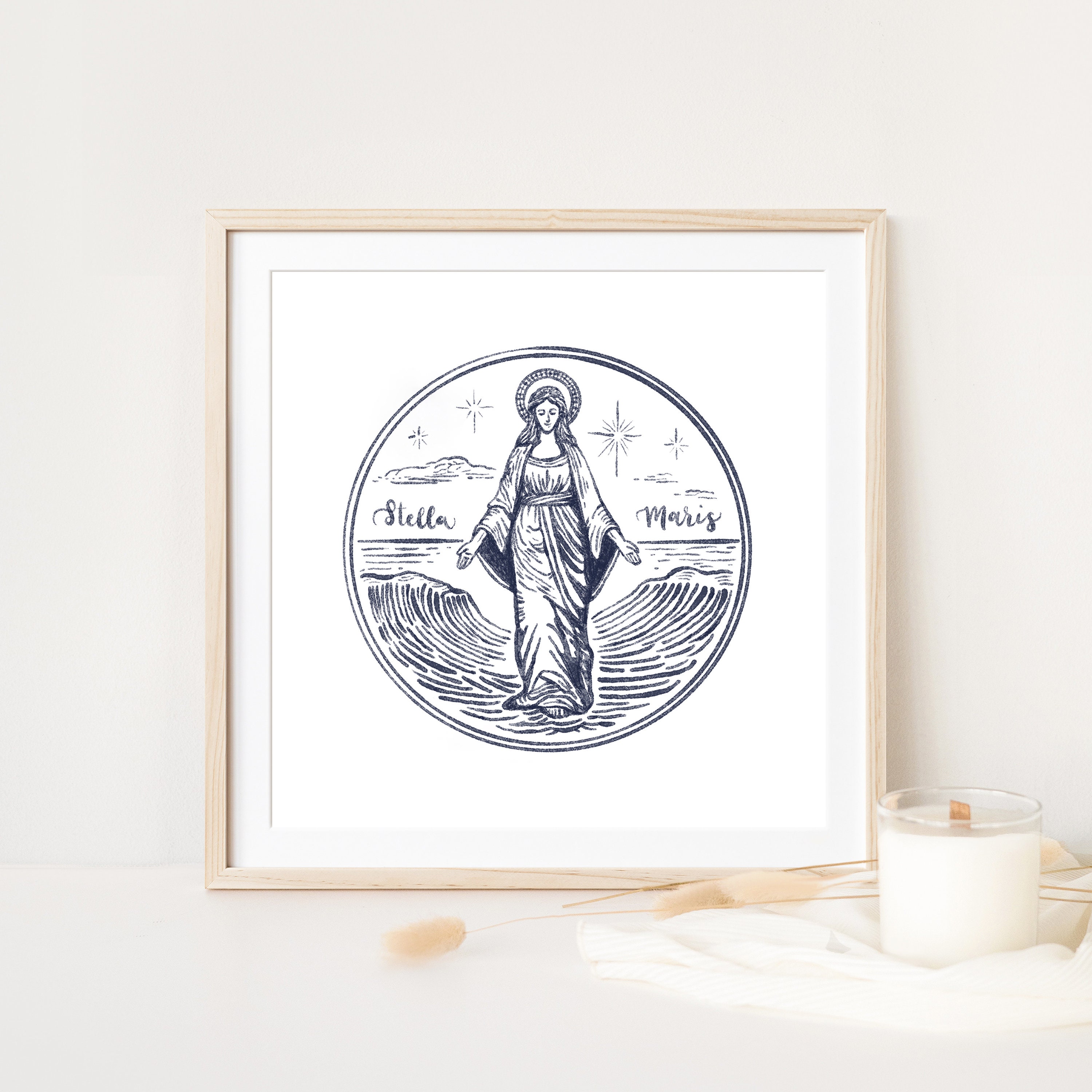 Stella Maris Art: Our Lady Star of the Sea Printable (digital Download ...