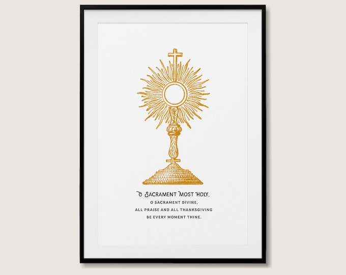 Adore, Catholic Home Decor, Catholic Wall Art, God, Adoration ...