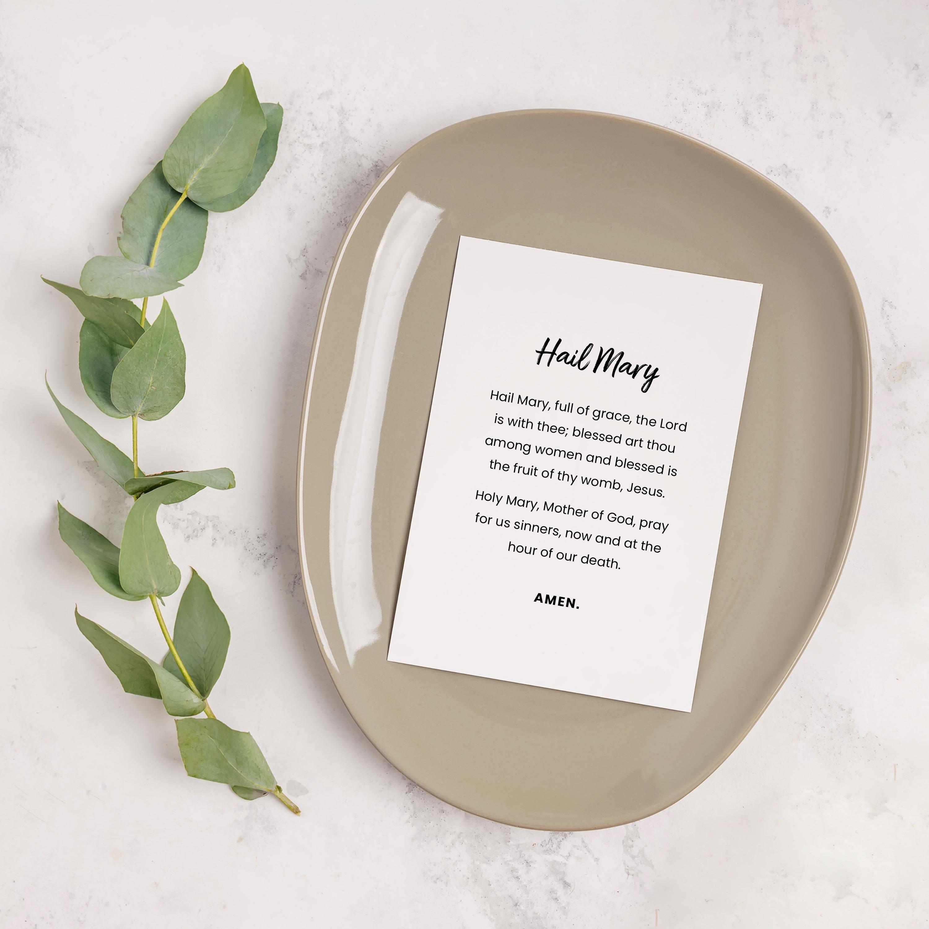 Catholic Prayer Cards: 8 Printable Prayers Bundle (PDF) - Etsy