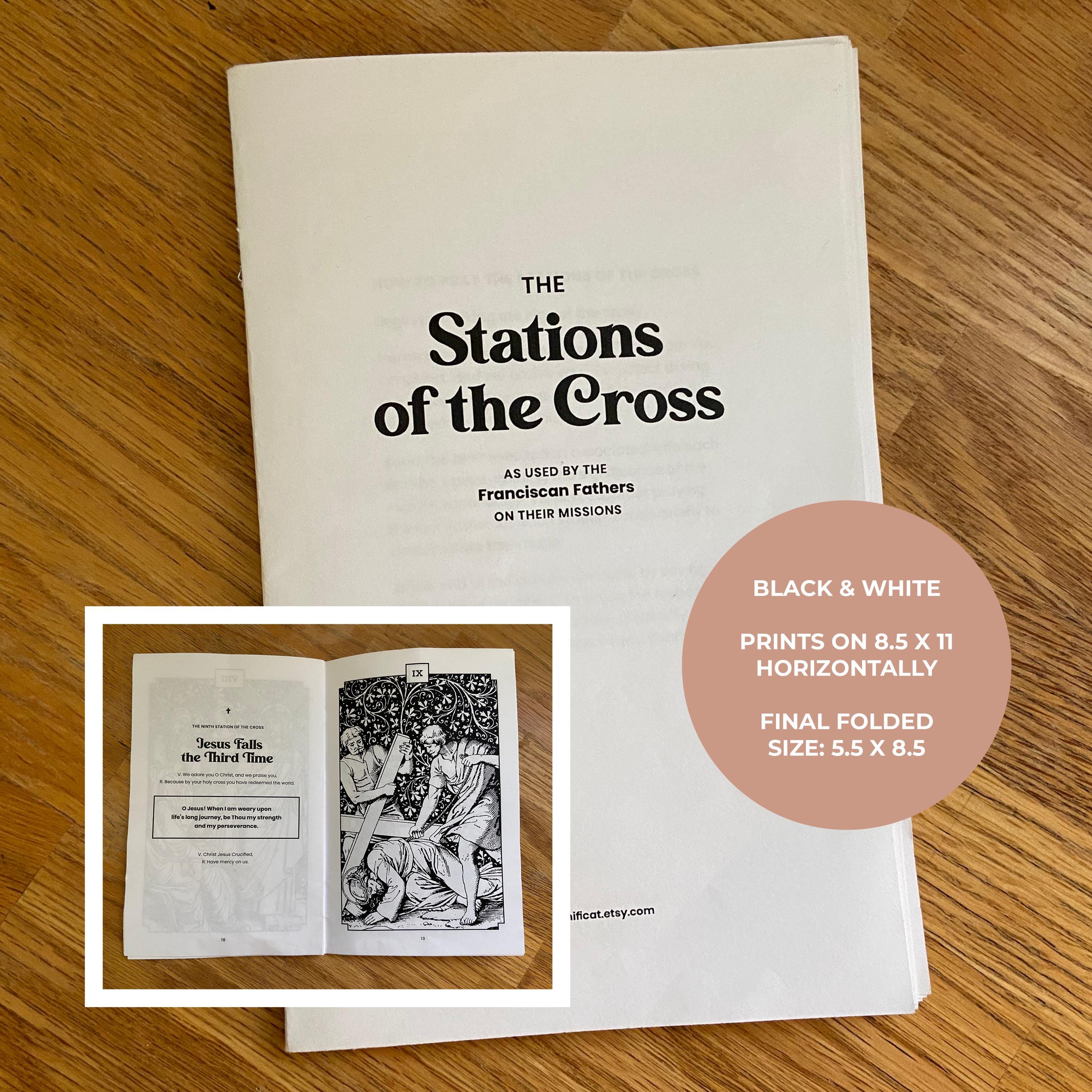 Stations of the Cross Printable Booklet: Catholic Lent Meditations ...
