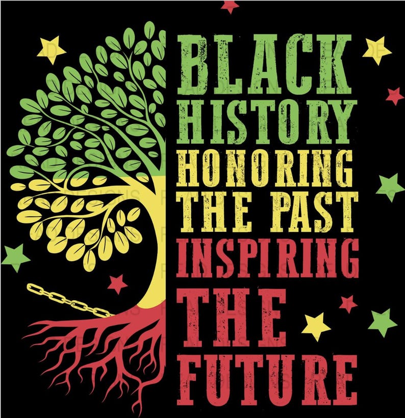 Black History Month Digital Download, Honoring the Past PNG, Inspiring ...
