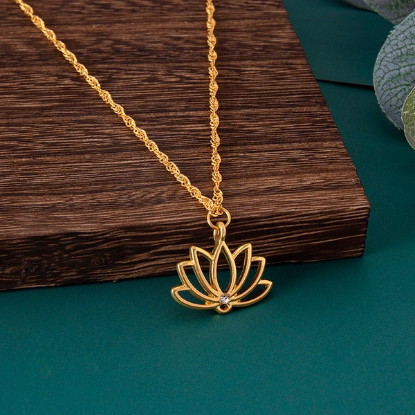 Lotus Pendant - Etsy