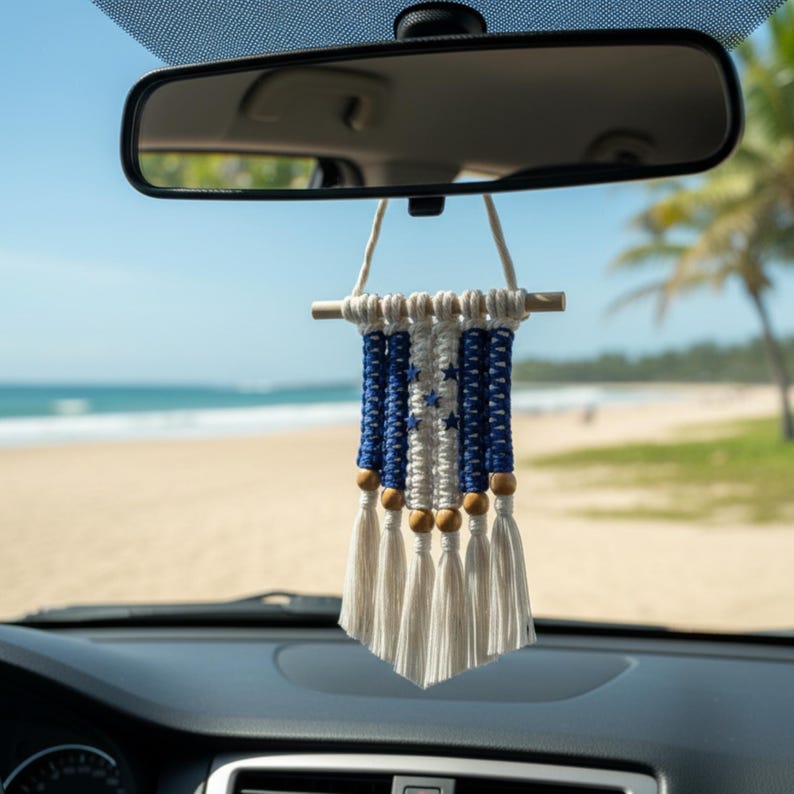 Mini Honduras Flag Rearview Mirror Hanging Car Charm Window Decor ...