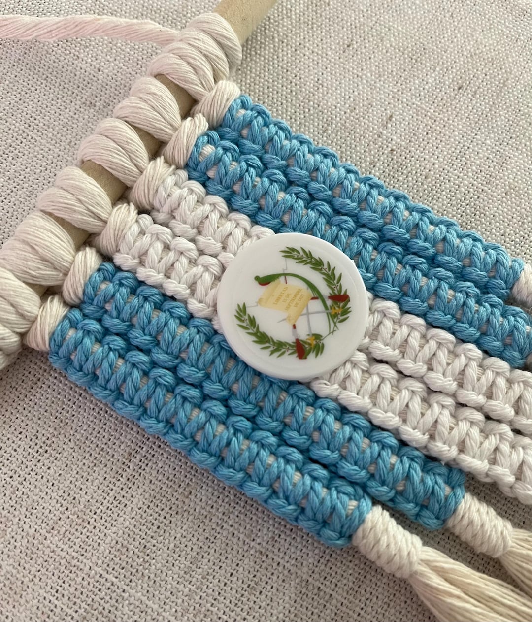 Guatemala Mini Flag Macrame Wall Hanging Small Home Decor - Etsy