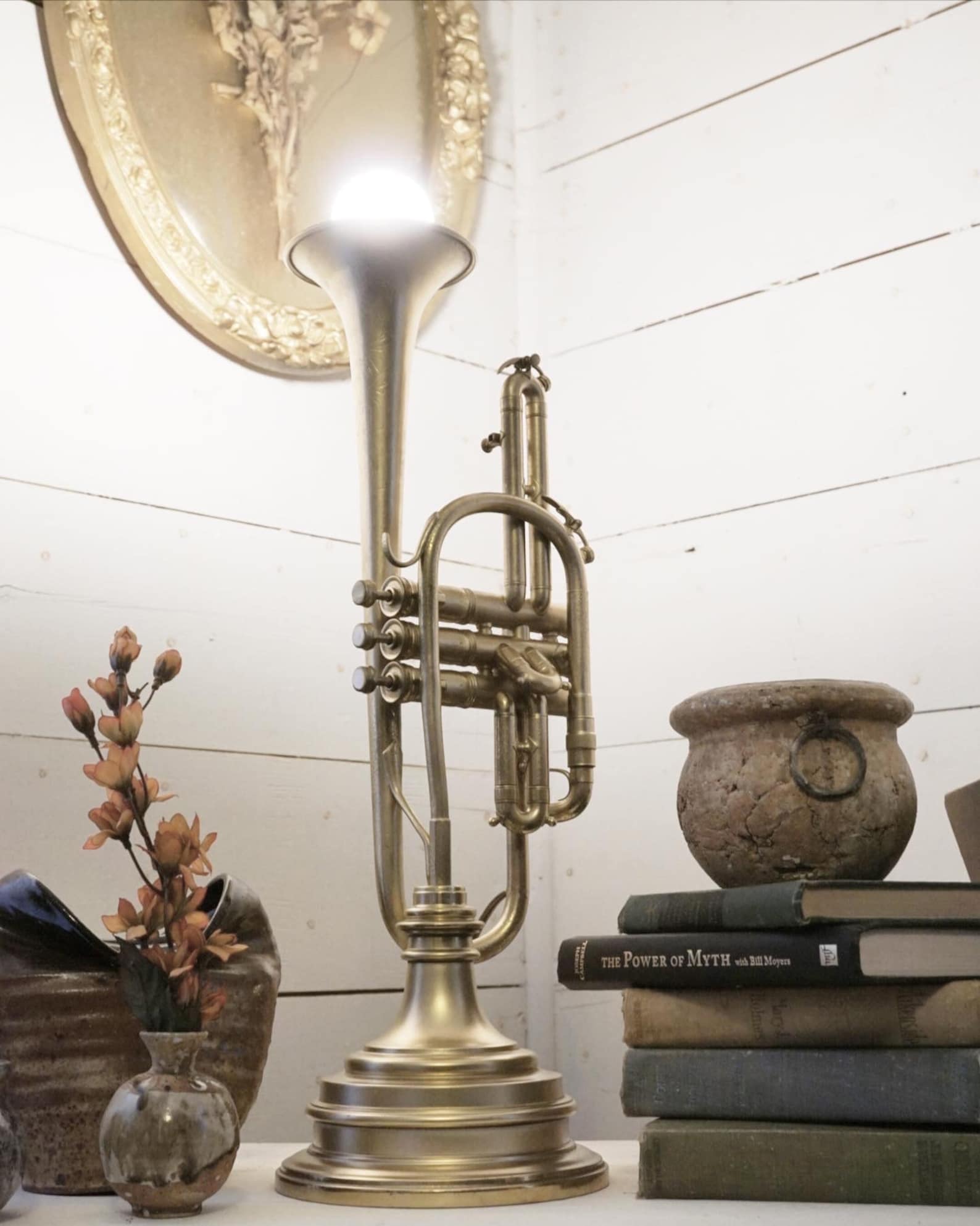 Antique King Master 1941 Cornet Trombone Lamp - Etsy