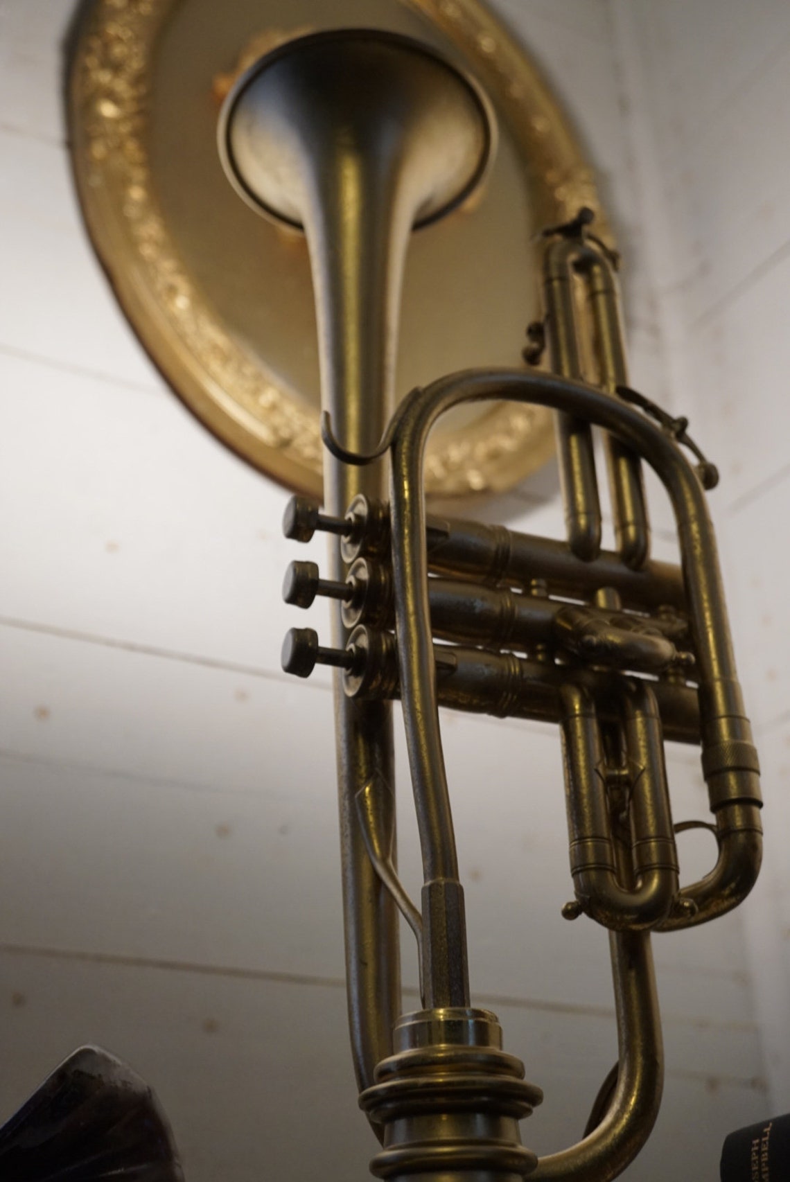 Antique King Master 1941 Cornet Trombone Lamp - Etsy