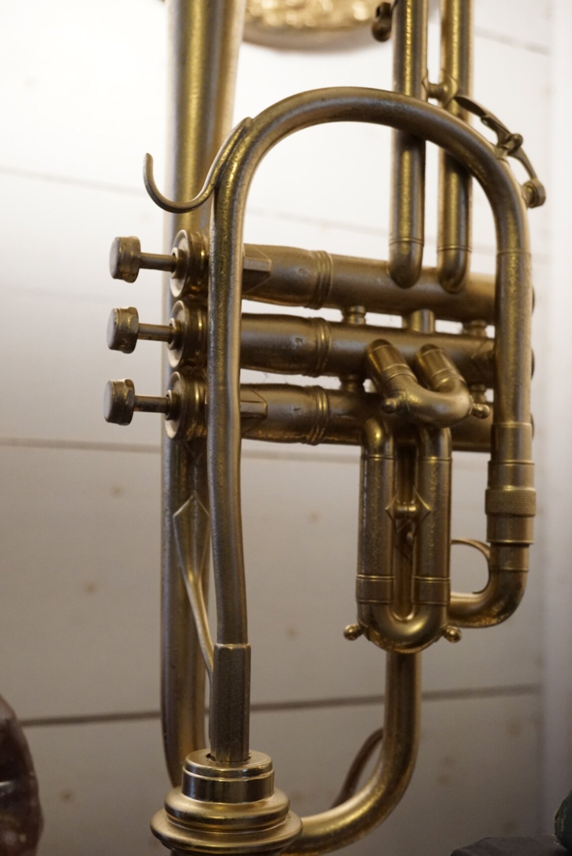Antique King Master 1941 Cornet Trombone Lamp - Etsy