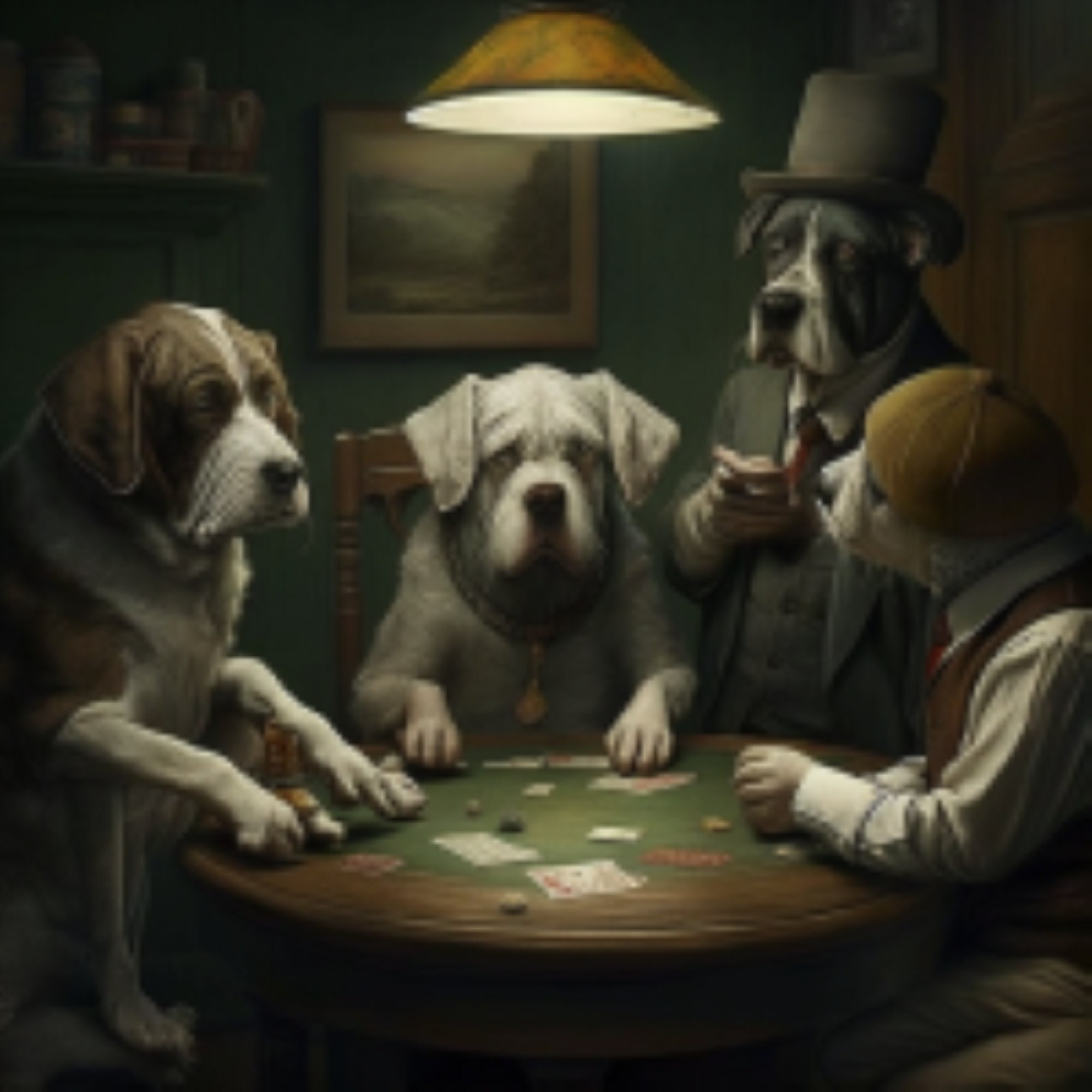 Dogs Playing Poker - Etsy
