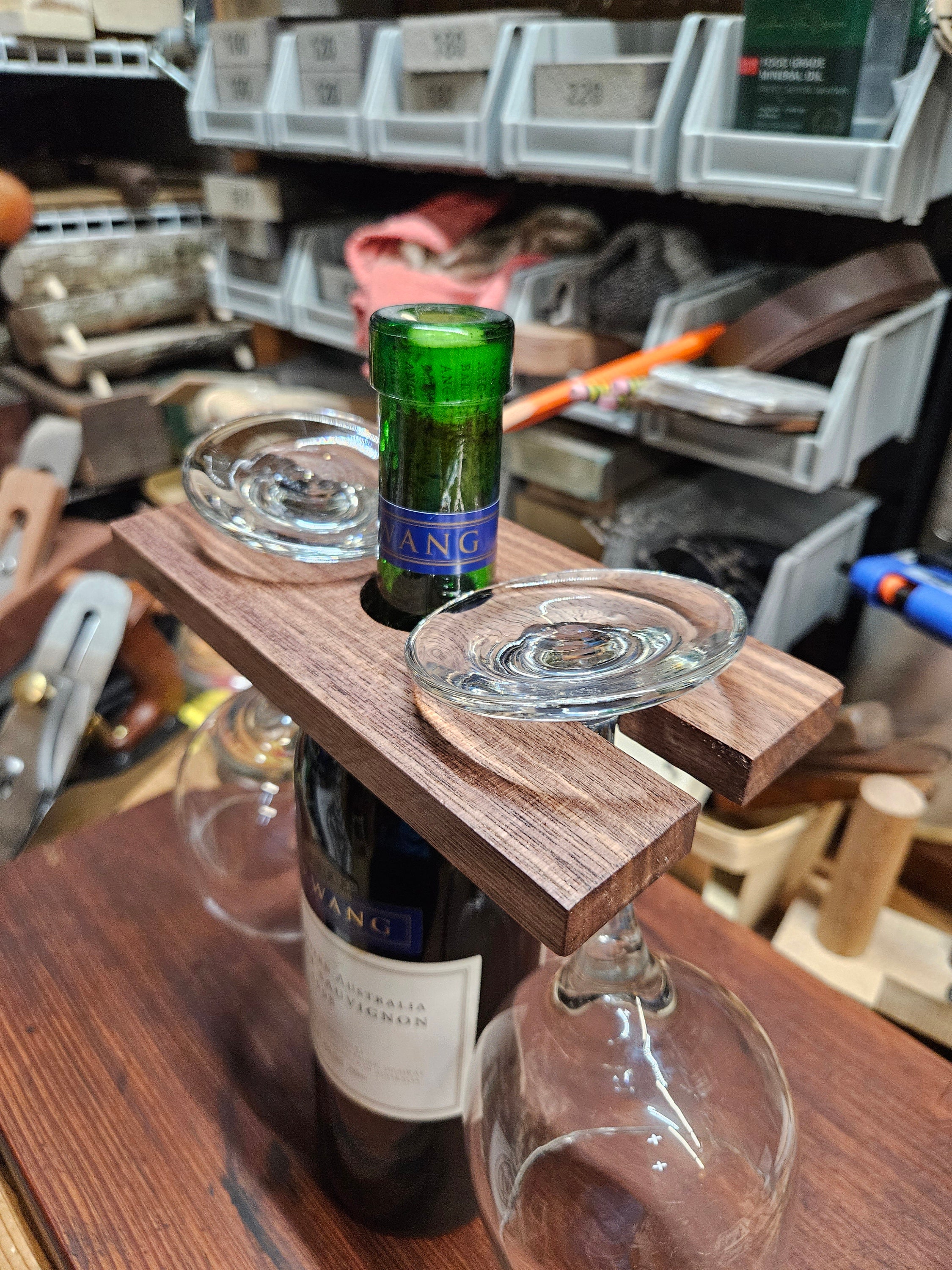 Wine Glass Caddy - Etsy