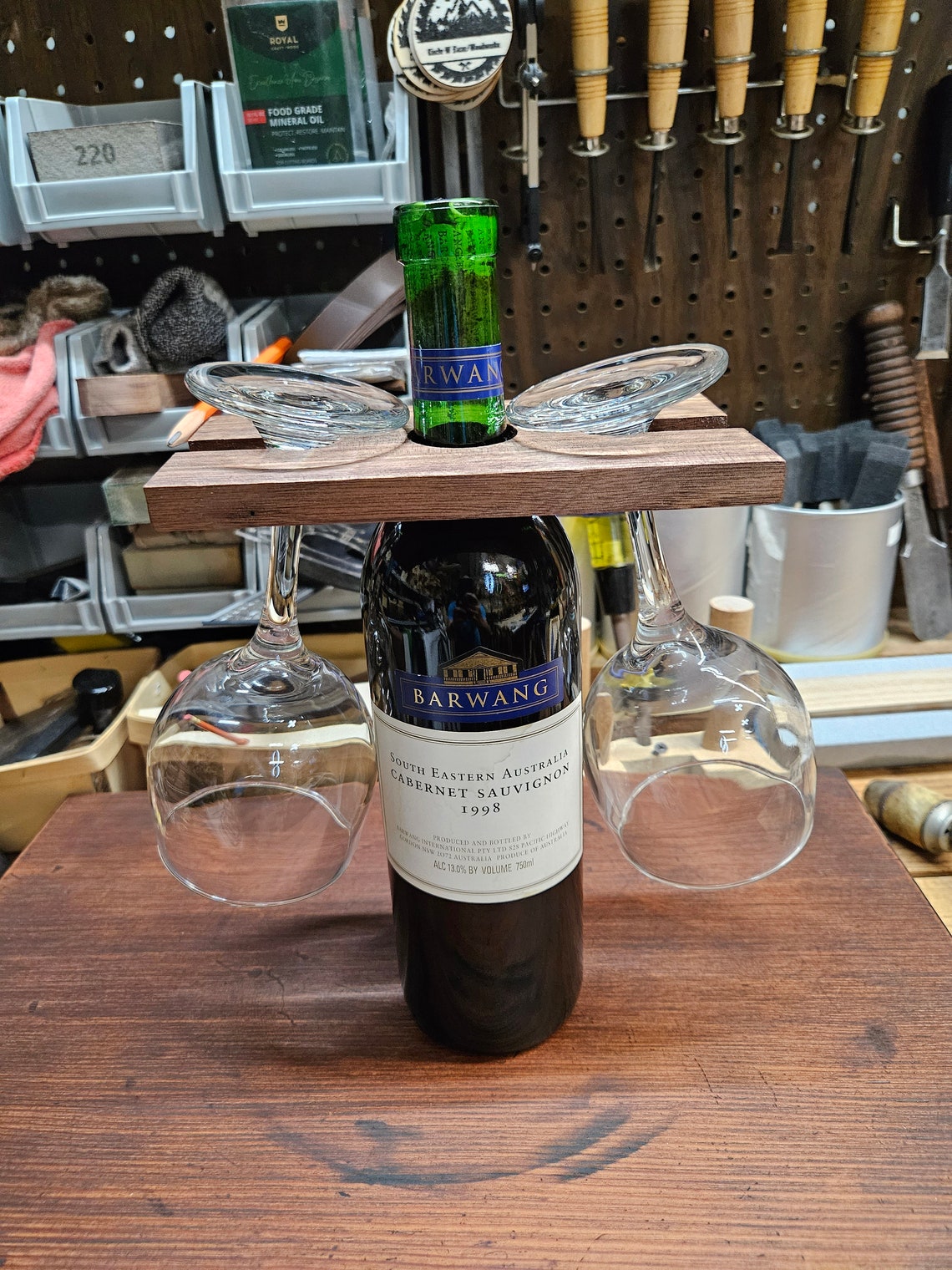 Wine Glass Caddy - Etsy
