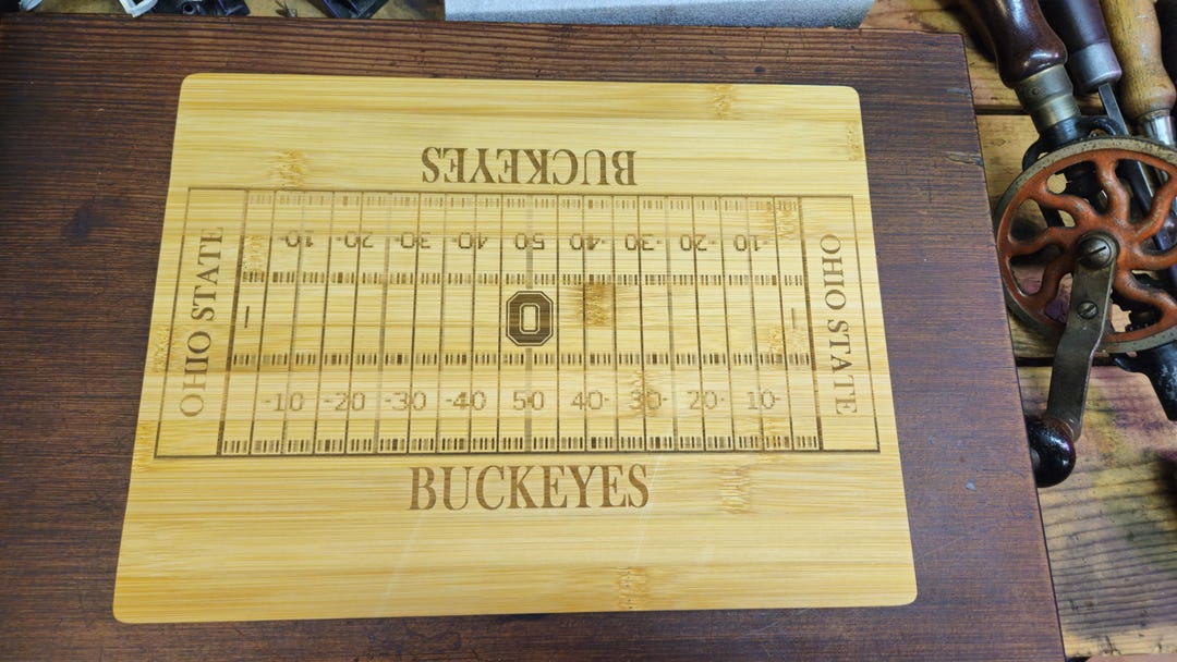 Ohio State Buckeyes Cutting Board - Etsy