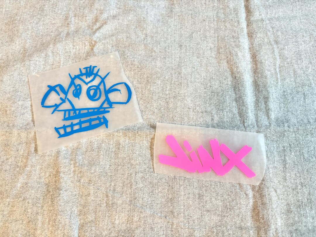 Arcane Jinx Graffiti Vinyl Stickers - Etsy