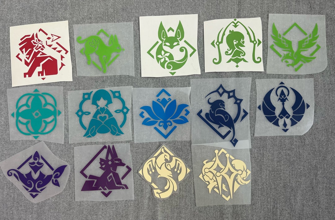Genshin Impact Sumeru Constellation Vinyl Stickers - Etsy