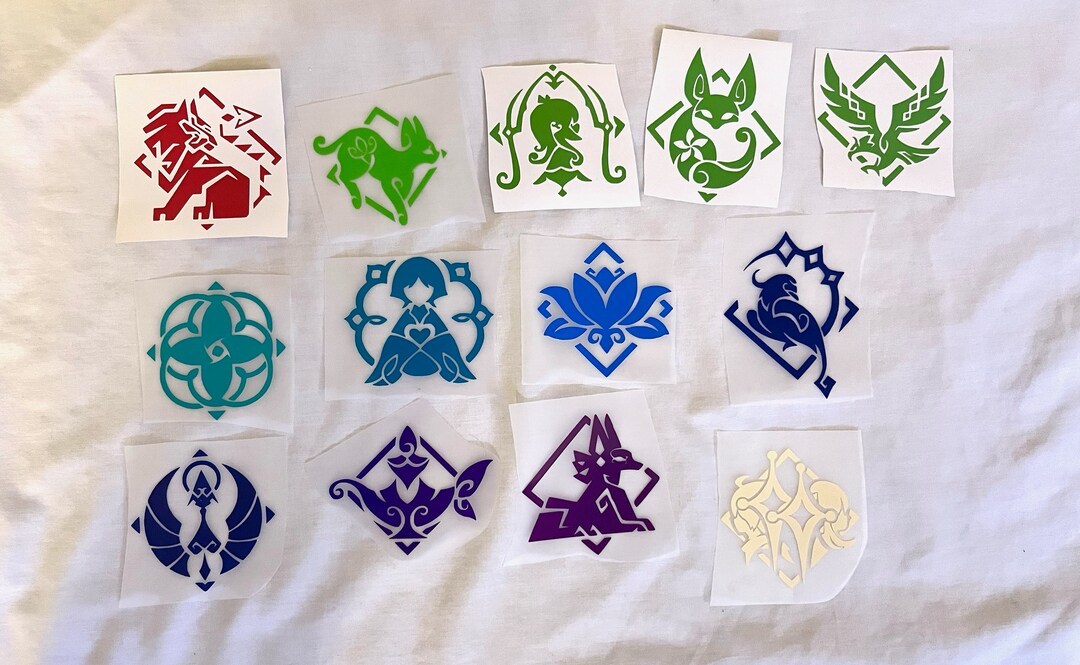 Genshin Impact Sumeru Constellation Vinyl Stickers - Etsy