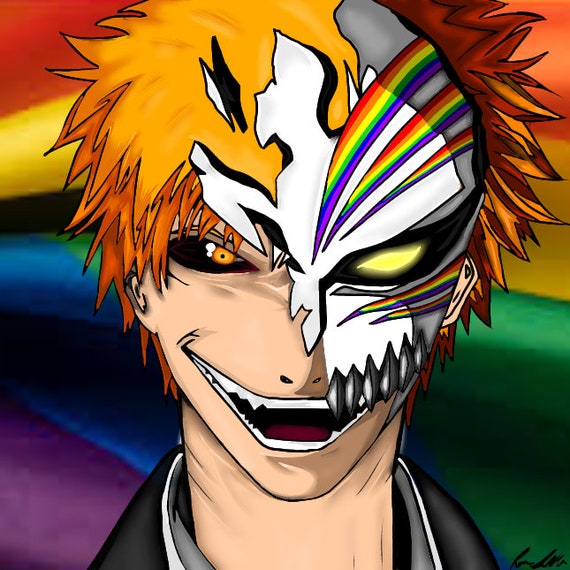 Bleach Ichigo Half Hollow Mask