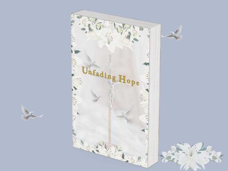 Christian Book Cover Template for Canva: Inspirational Design Digital ...