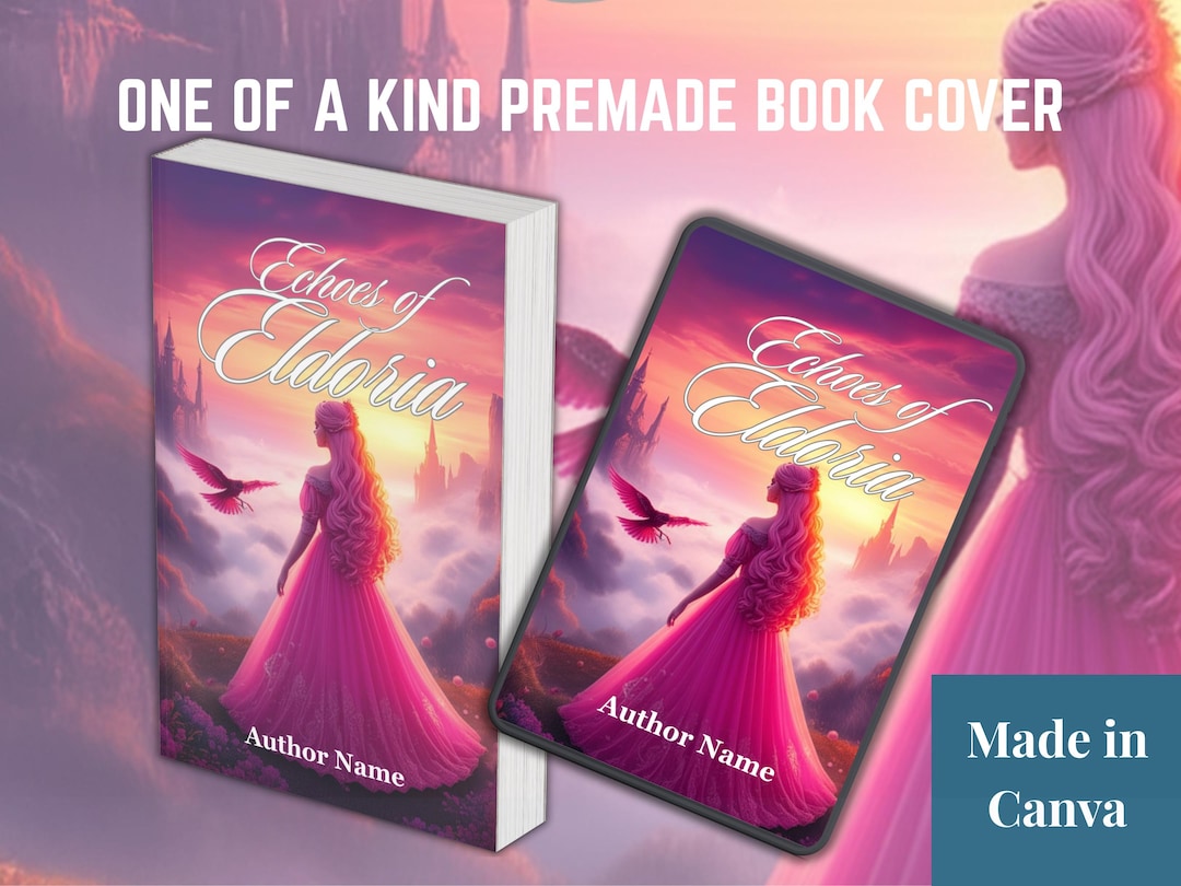 Pink Romantasy Book Cover| Fantasy/ya/romance| Ebook & Print Ready - Etsy