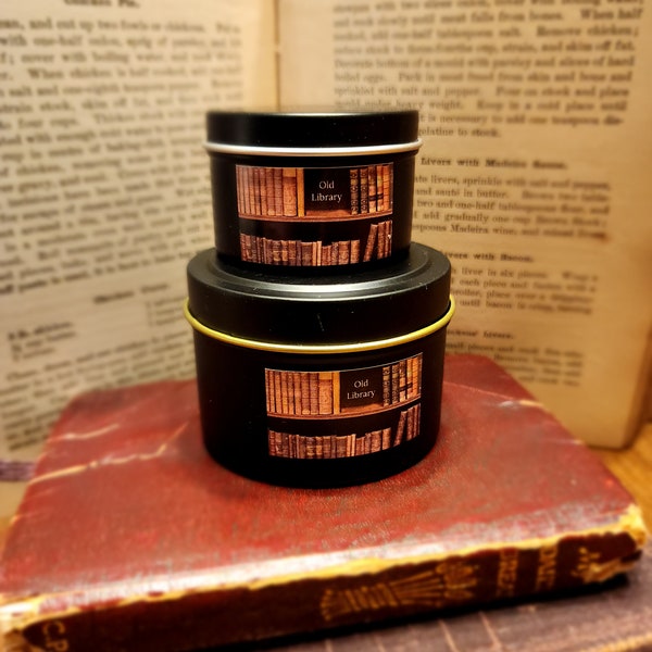 Library Candle - Etsy