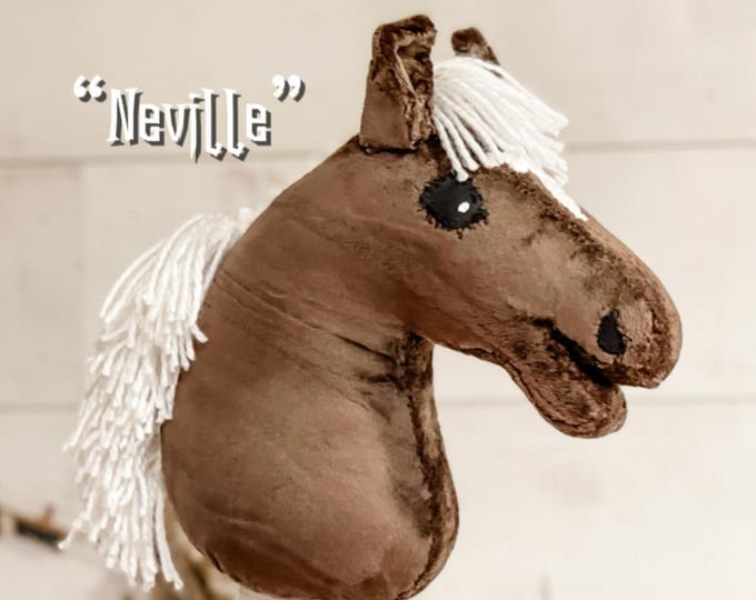BTR “neville” A4 Chocolate Palomino Hobby Horse, No Stick Included. - Etsy