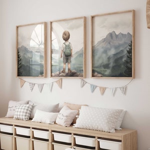 Nursery Nature Decor, Boy Adventure Nursery, Adventure Theme Toddler ...