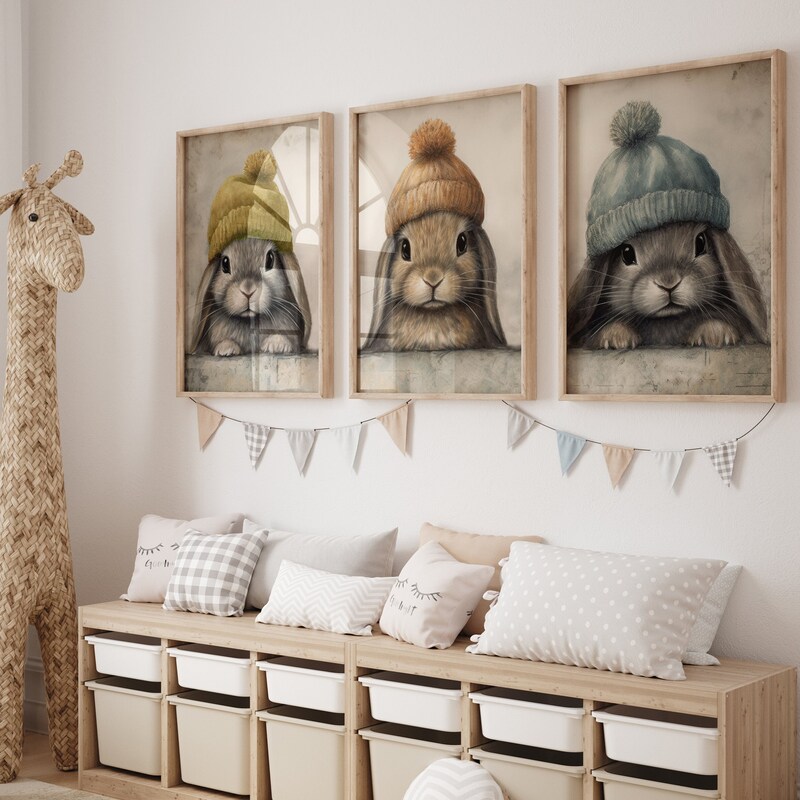 Bunny Nursery Decor - Etsy