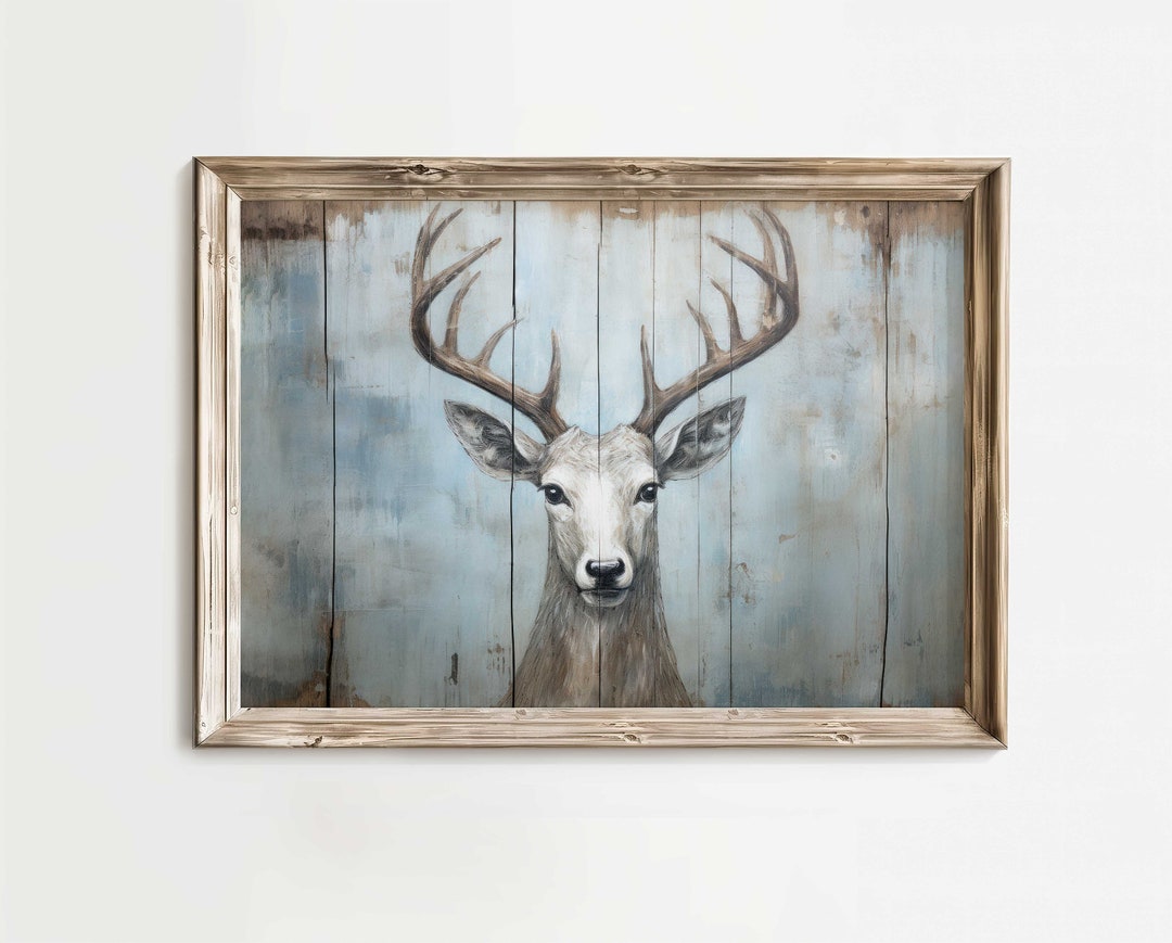 Deer Wall Art, Hunting Wall Decor, Rustic Nature Print, Deer Hunting ...