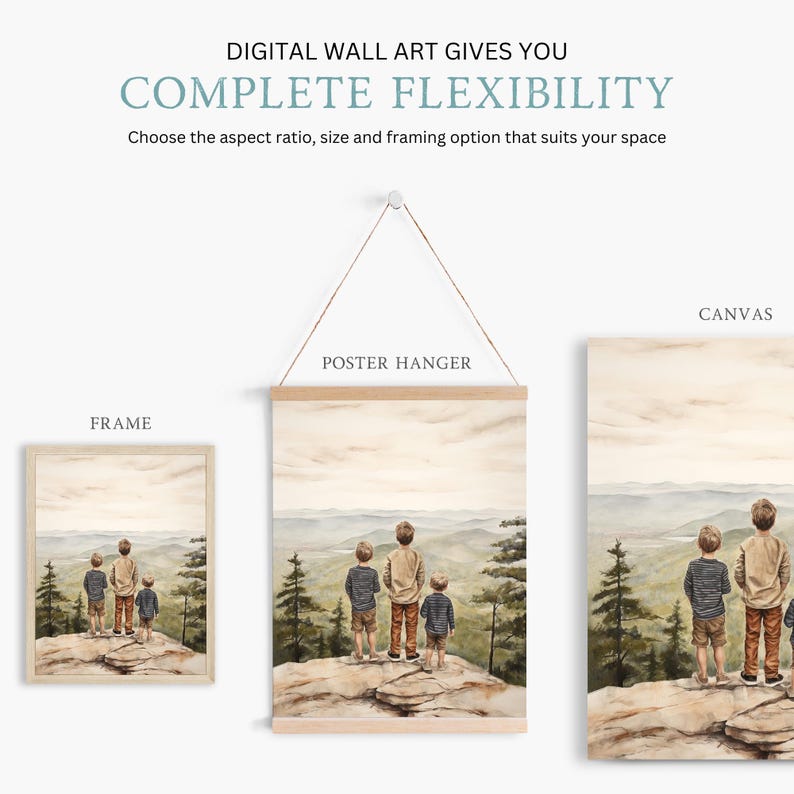 Brother Room Decor, Brothers Bedroom, Three Brothers Painting, Best ...
