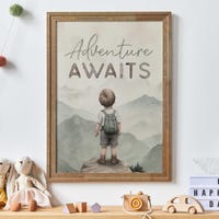Boys Were Made for Adventure Print, Neutral Kids Wall Art, Printable ...