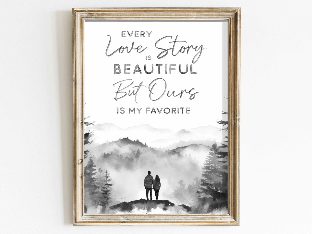 Printable Love Quote Wall Art, Couples Wall Art, Wife Gift Ideas ...
