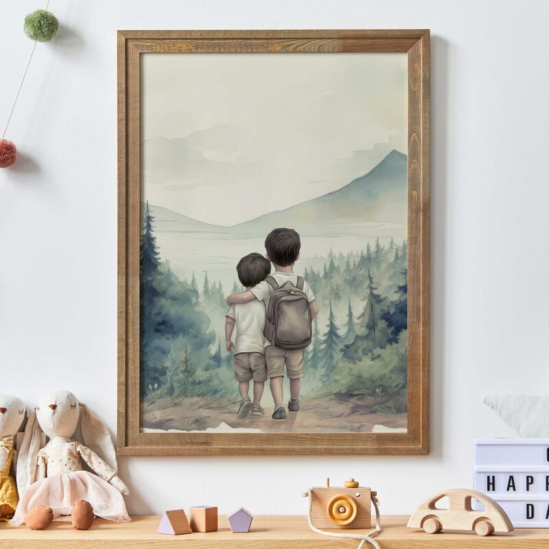 Brothers Wall Art - Etsy
