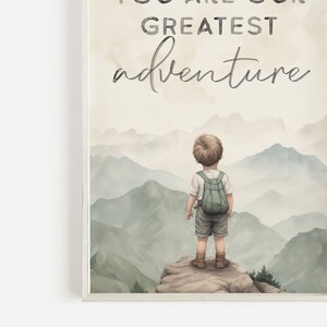 Nursery Quote Boy, You Are Our Greatest Adventure, Boy Adventure ...