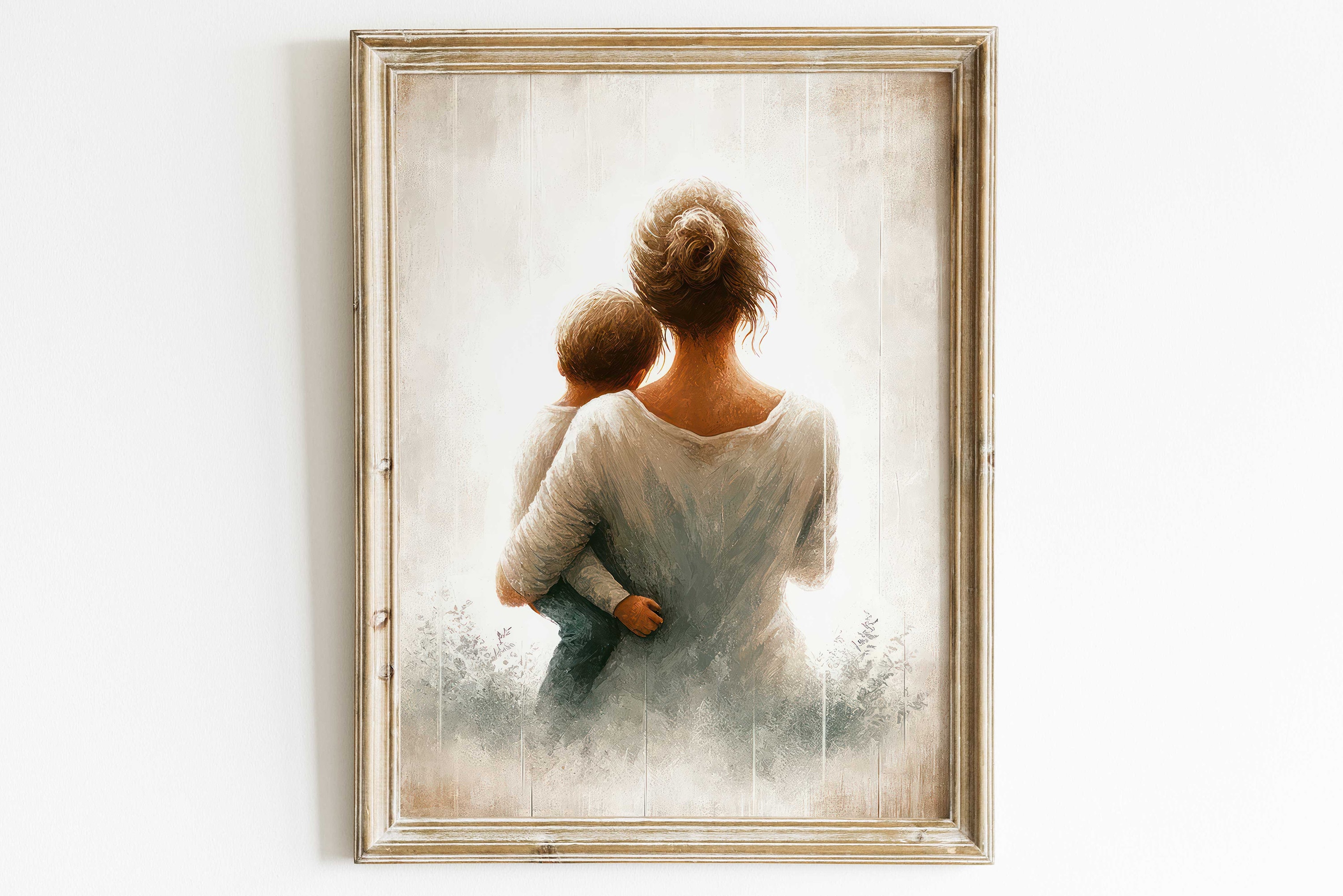 Mother Wall Art, Mother and Son Print, Gift for Mothers, Parent Child ...