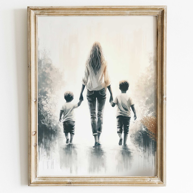 Mutter und zwei söhne - Etsy.de