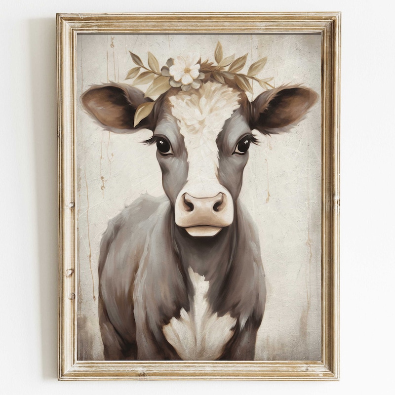 Cow Wall Art - Etsy