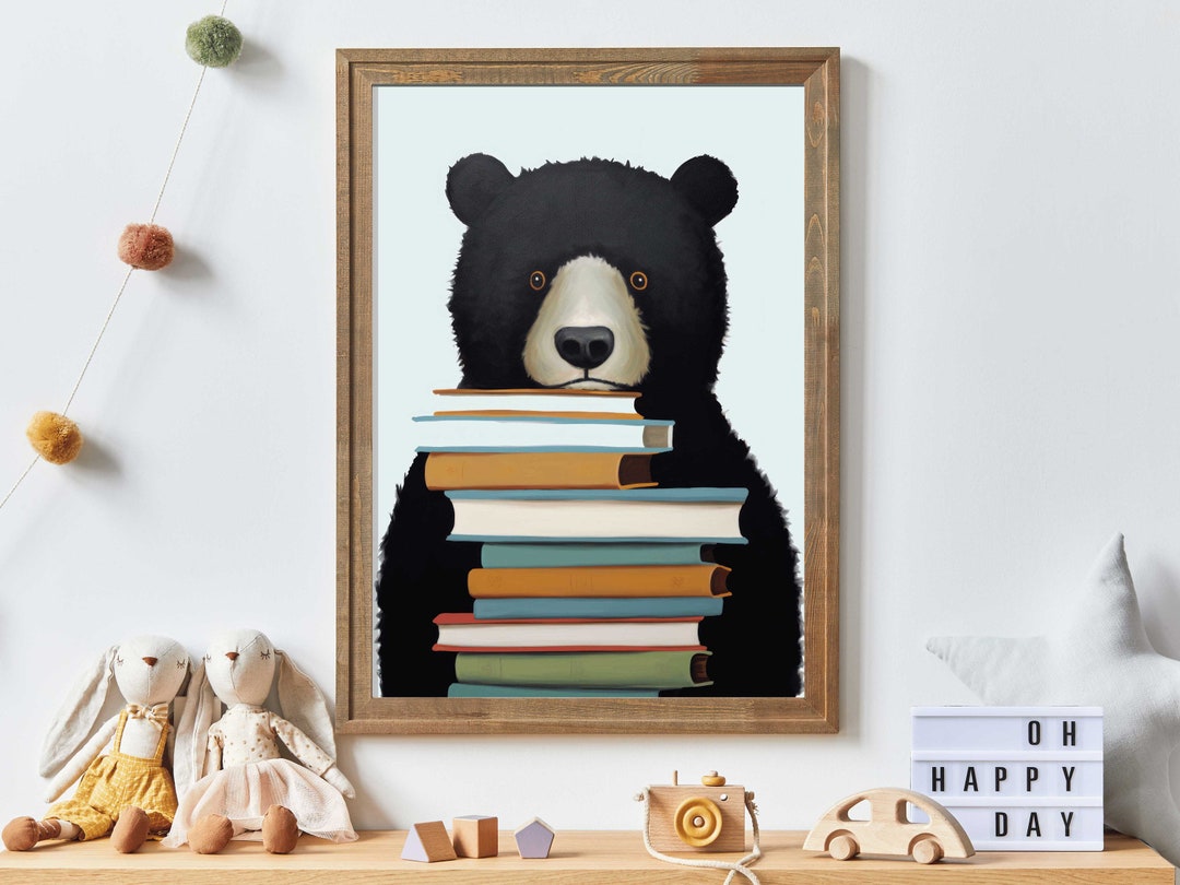 Read Decor Kids, Reading Corner Decor, Books Art, Reading Book Decor ...