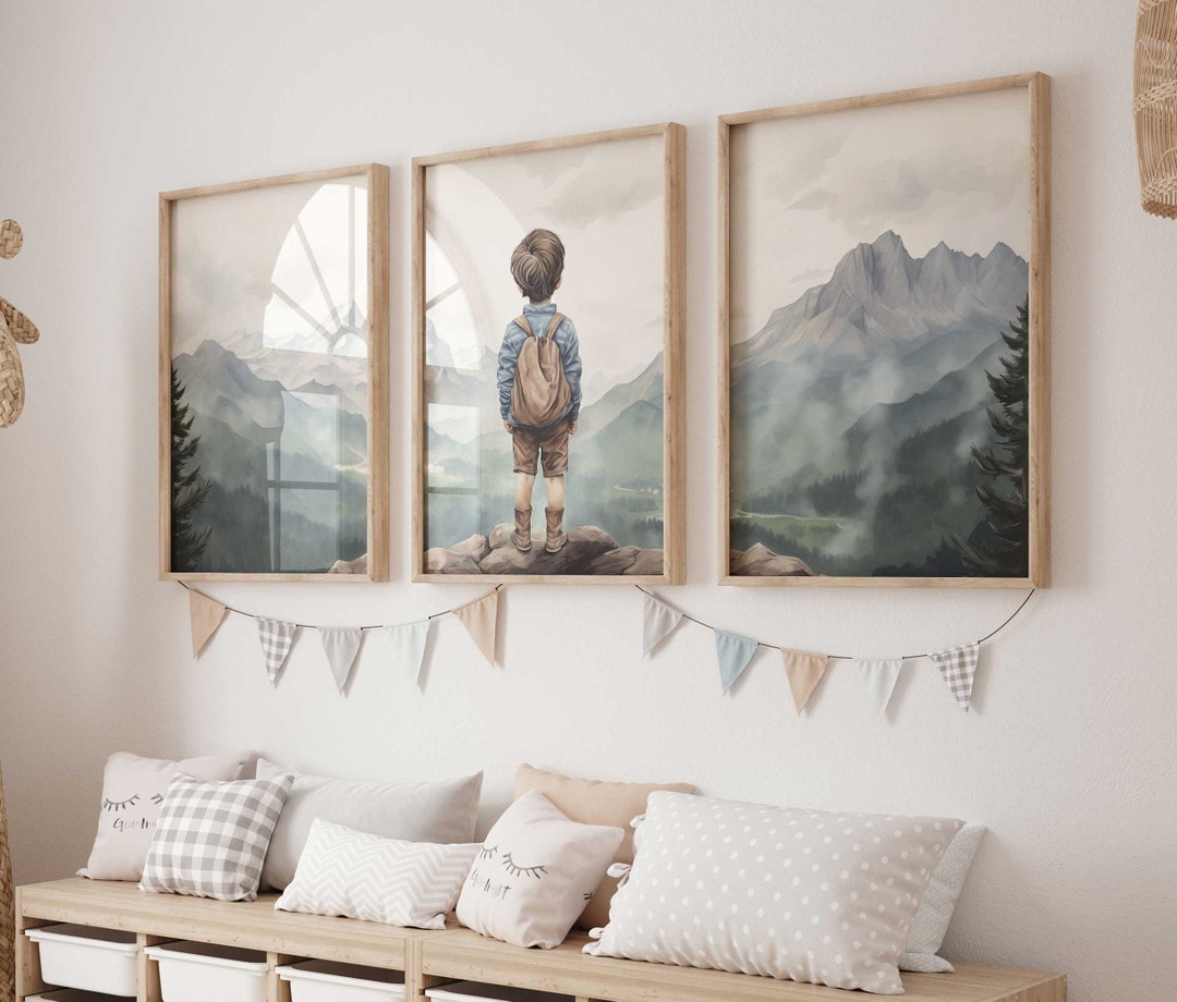 Boy Adventure Nursery, Adventure Toddler Decor, Nursery Nature Decor ...