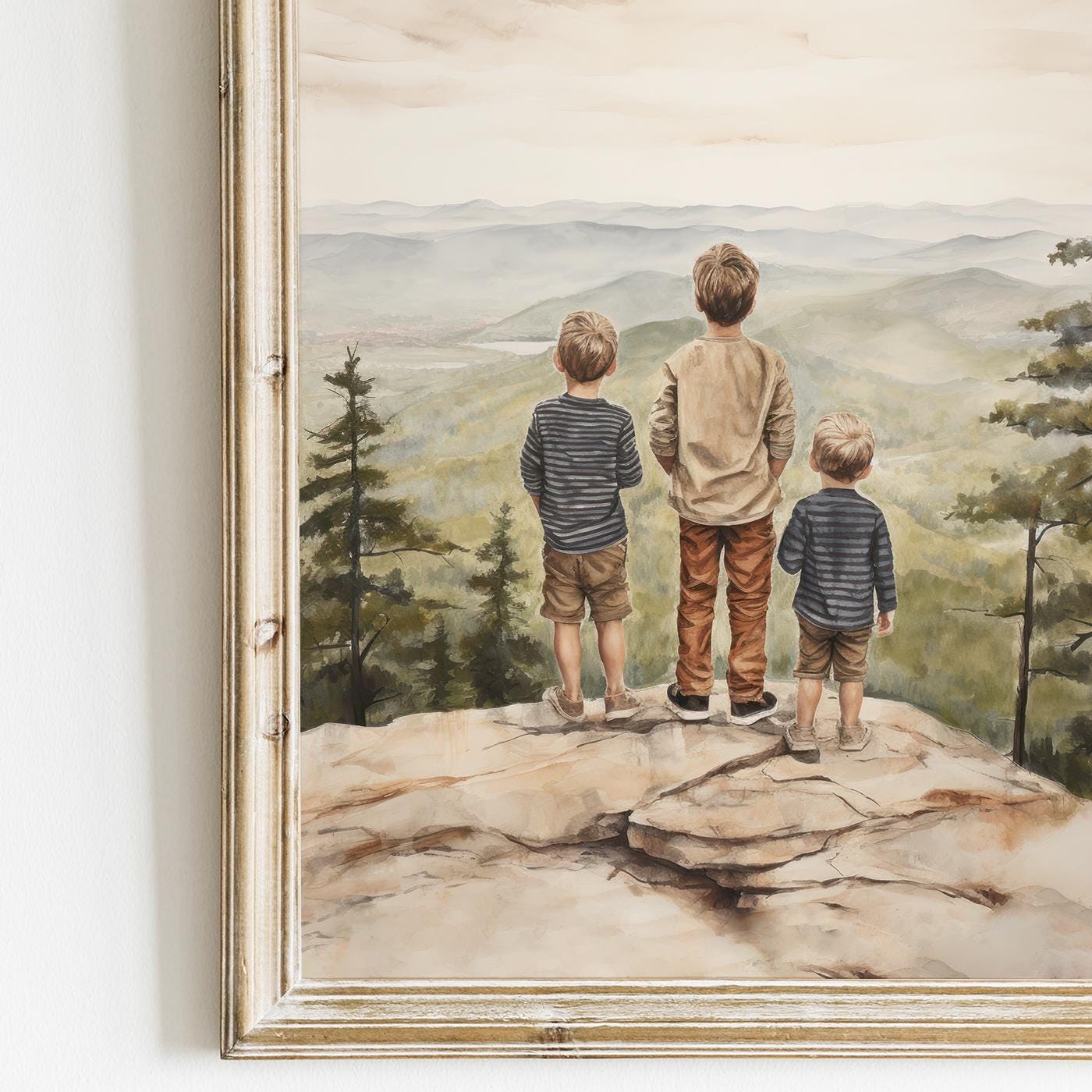 Brother Room Decor, Brothers Bedroom, Three Brothers Painting, Best ...