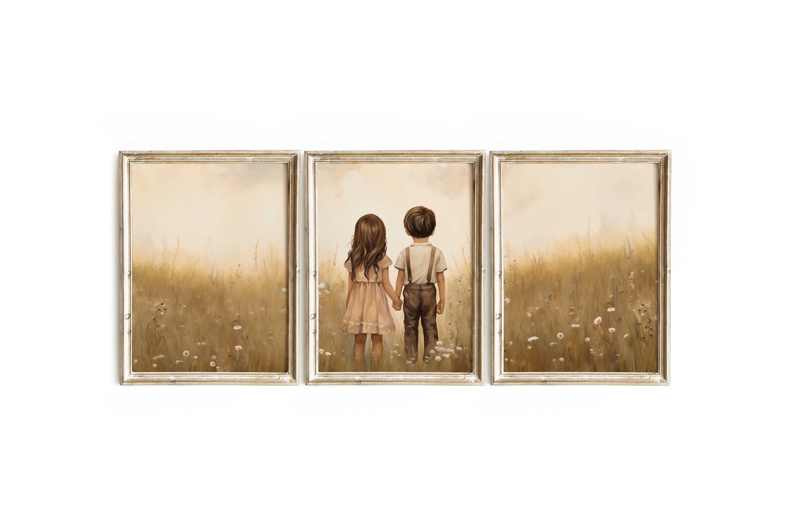 Sibling Print, Brother and Sister Wall Art, Shared Bedroom Decor, Set ...