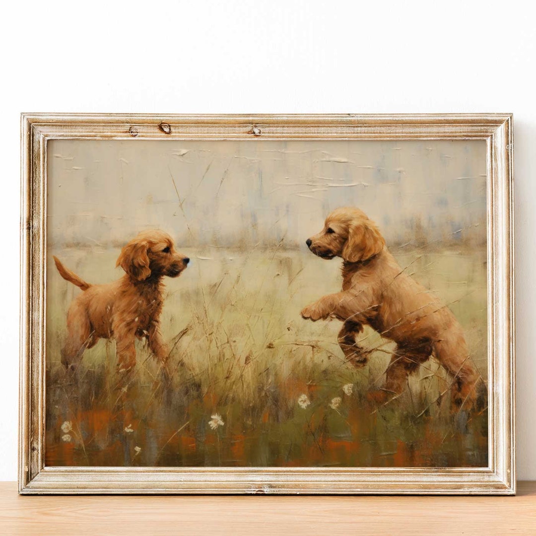 Cocker Spaniel Art, Cute Puppy Art, Vintage Dog Print, Spaniel Owners ...