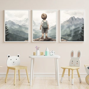 Nursery Nature Decor, Boy Adventure Nursery, Adventure Theme Toddler ...