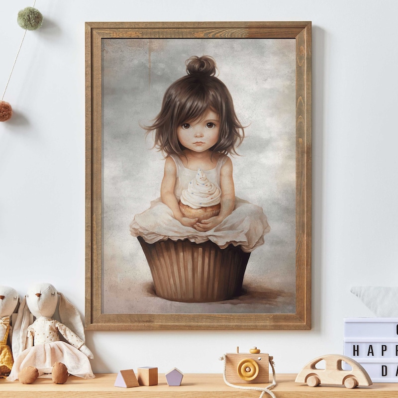 Cute Girl Art - Etsy