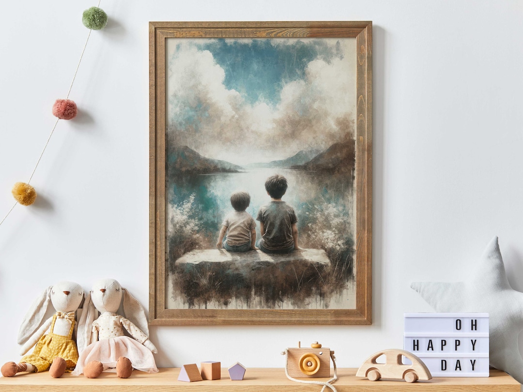 Brothers Room Decor, Brother Print, Boys Adventure Print, Brothers ...