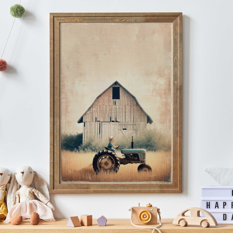 Tractor Wall Art - Etsy