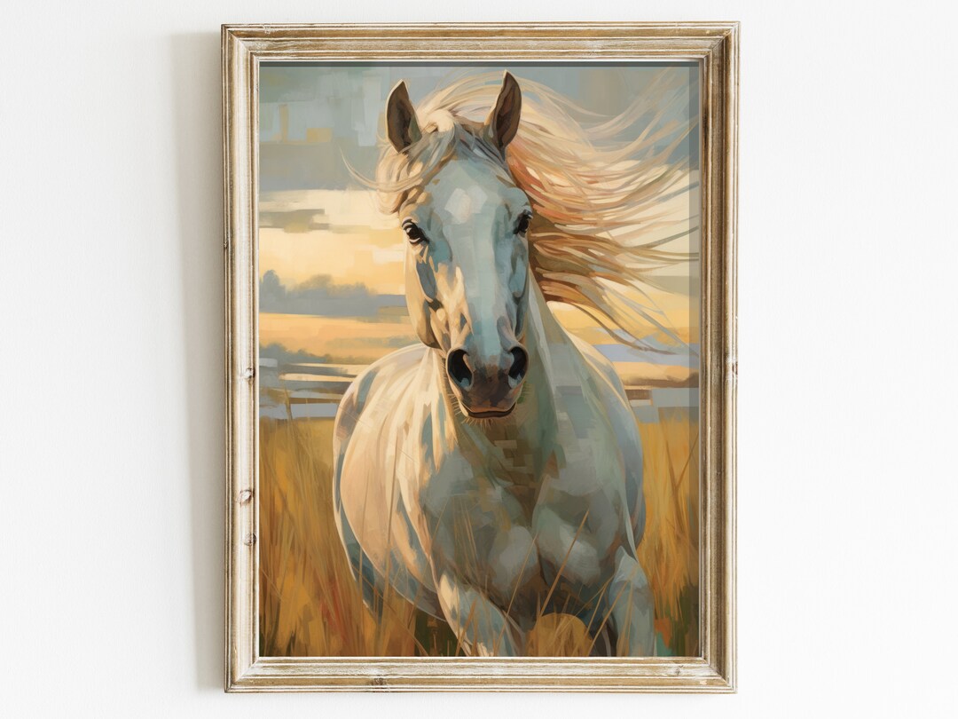 Vintage Horse Wall Art - Galloping Horse Printable Wall Art - Printable ...